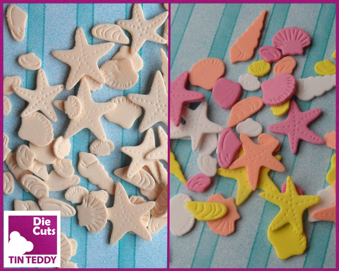 Tiny Foam Seashell Die Cuts - Die Cut Seashells for Your Cardmaking Etc ...