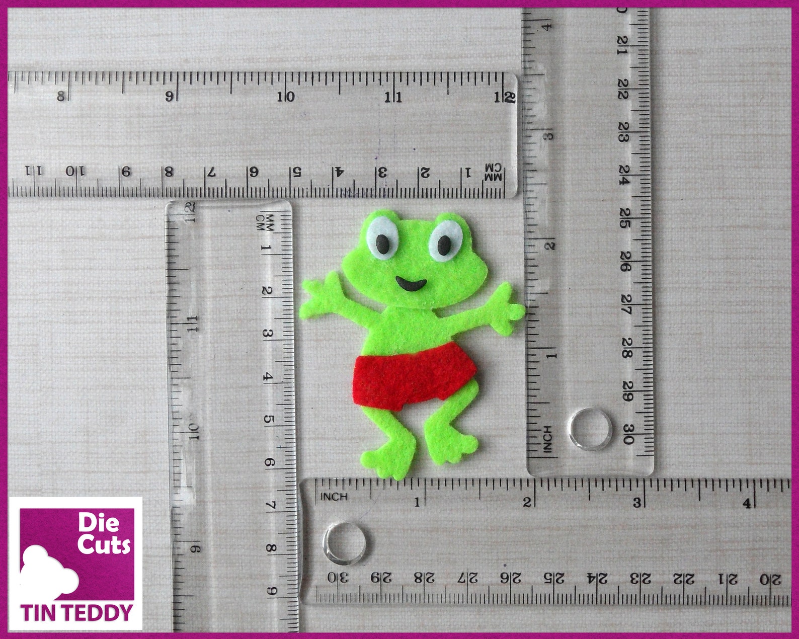 Felt Frog Die Cuts - Frog Toppers for Crafting - Die Cut Frog ...