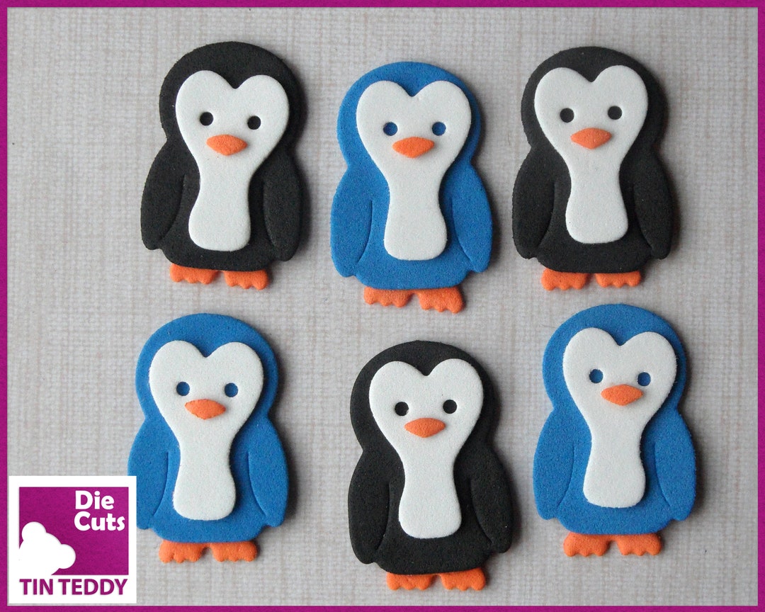 Foam Penguin Die Cut - Die Cut Penguin Embellishments. Layered Penguin ...