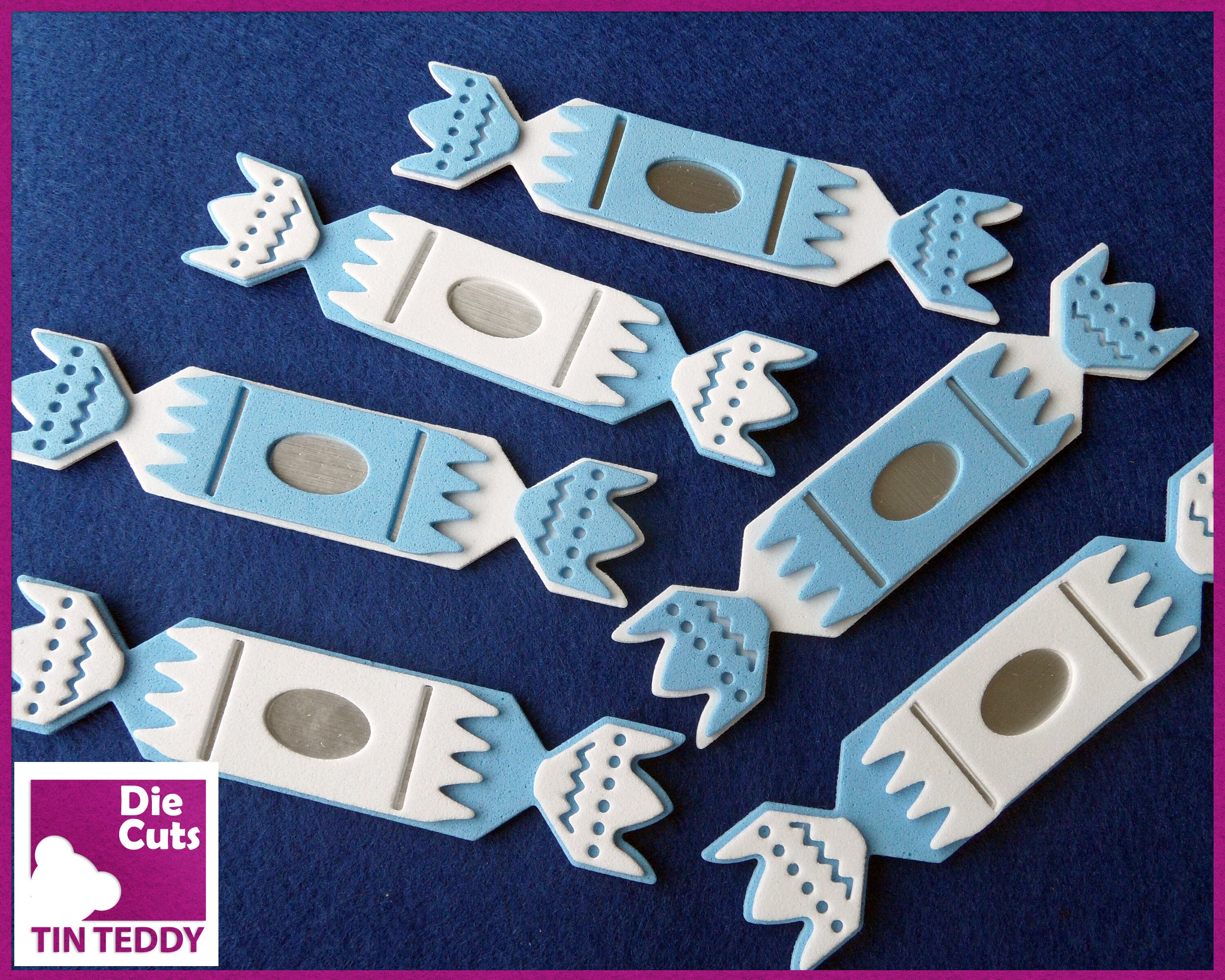 6 Foam Christmas Cracker Die Cut Crackers Die Cut Cracker | Etsy