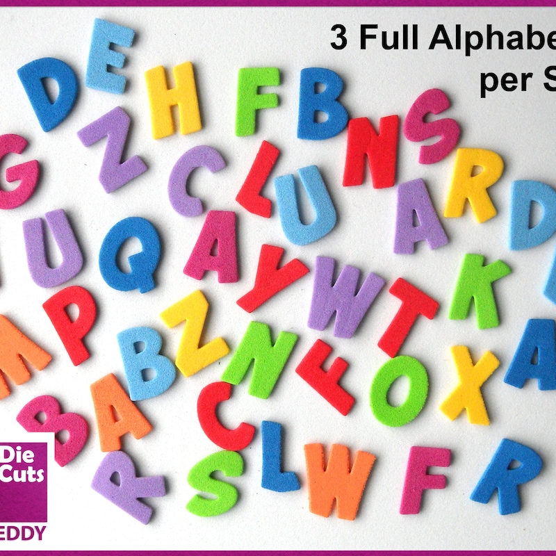 Alphabet Die Cut - Etsy