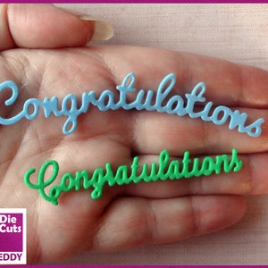 Congratulations Die Cuts -12 Foam Die Cut Congratulations for Your ...