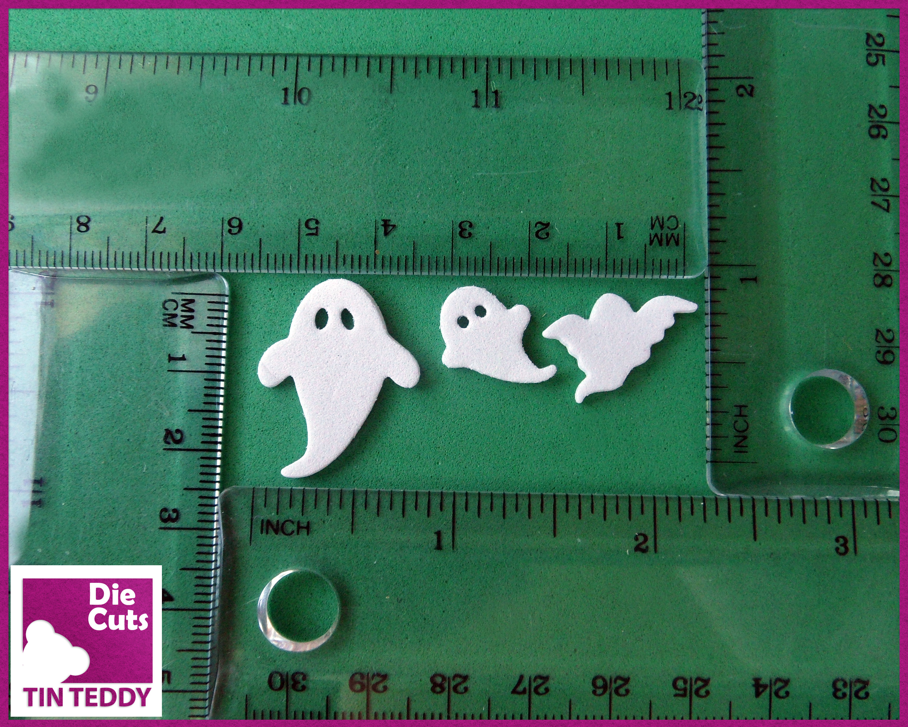 Foam Ghost Die Cuts - Die Cut Ghost Embellishments for Halloween Crafts ...