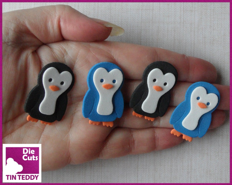 Foam Penguin Die Cut - Die Cut Penguin Embellishments. Layered Penguin ...