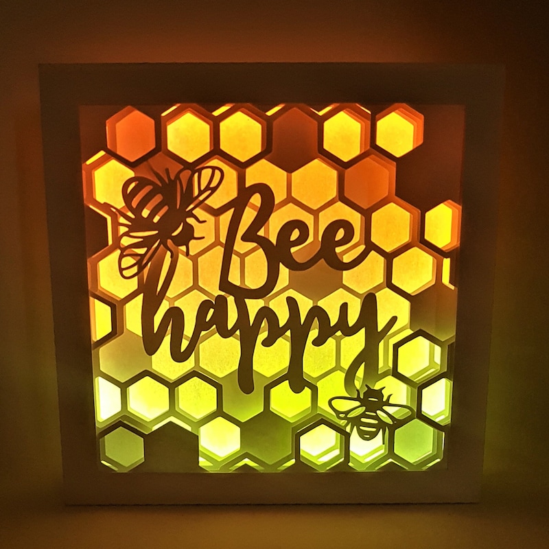 Bee Shadow Box - Etsy