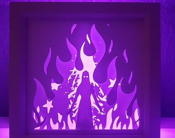 Happy 18th Birthday Shadow Box SVG PDF PNG Paper Cutting Instant ...