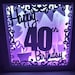 Happy 40th Birthday Shadow Box SVG PDF PNG Paper Cutting Instant ...