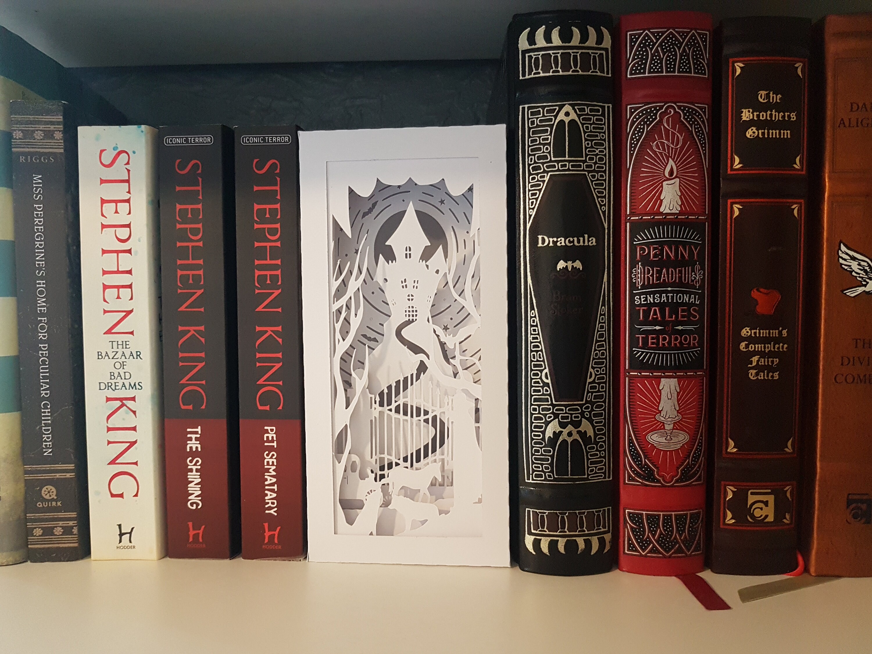 Dracula Frame and Layer Book Nook Shadow Light Box Paper - Etsy UK