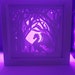 Dragon Shadow Box Svg PDF PNG Paper Cutting Instant Download Template ...