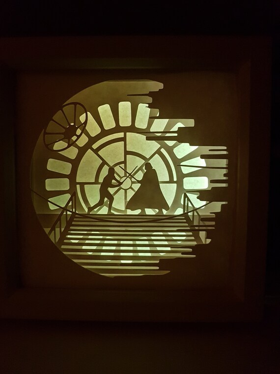 Star Shadow Box SVG PDF PNG Star Paper Cutting Instant - Etsy Canada