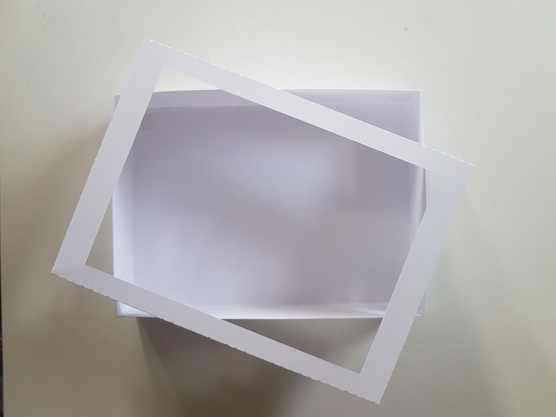 Shadow Light Box Frame Square and Rectangle Paper Cutting Template SVG ...