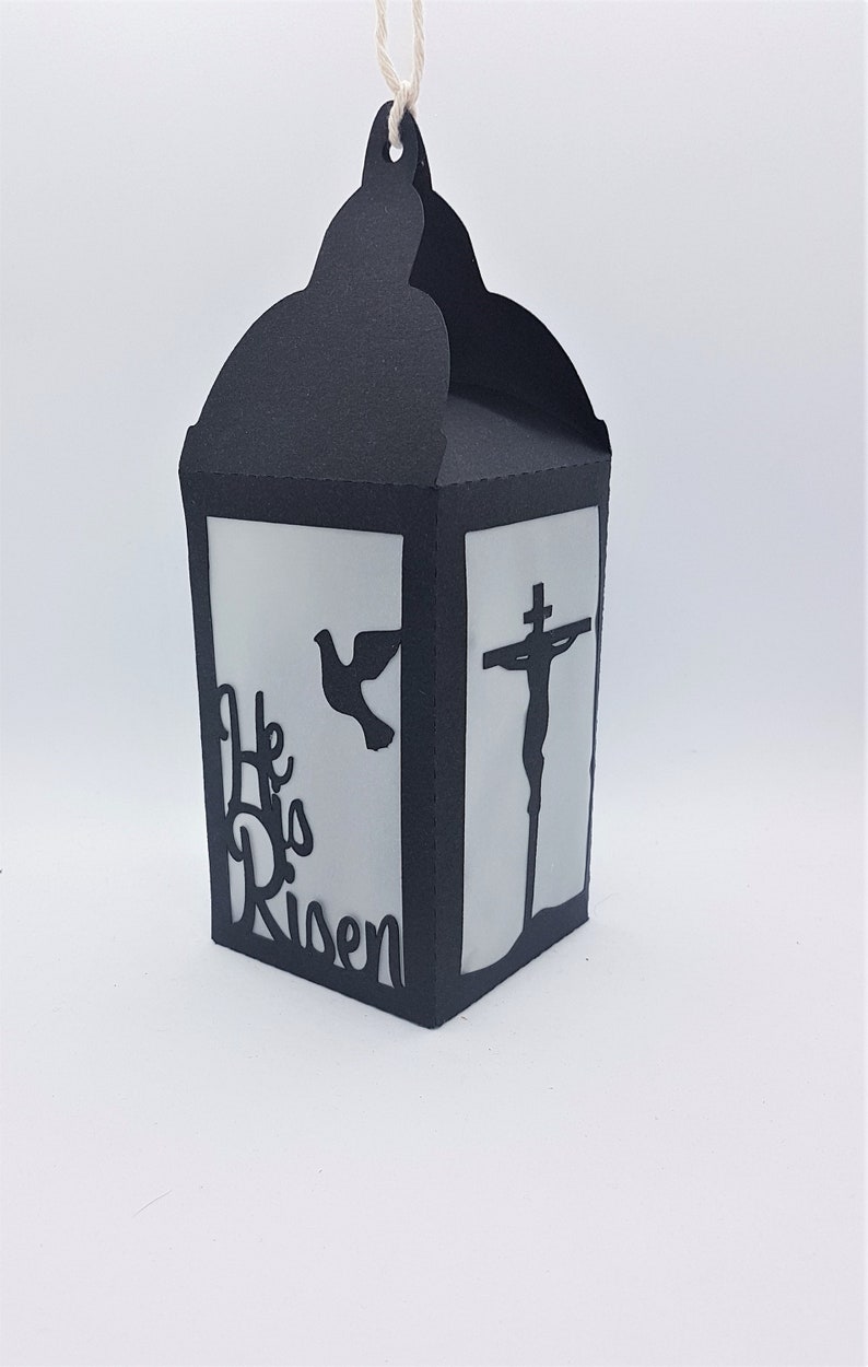 Easter Lantern Paper Cutting Template SVG PNG PDF Instant - Etsy
