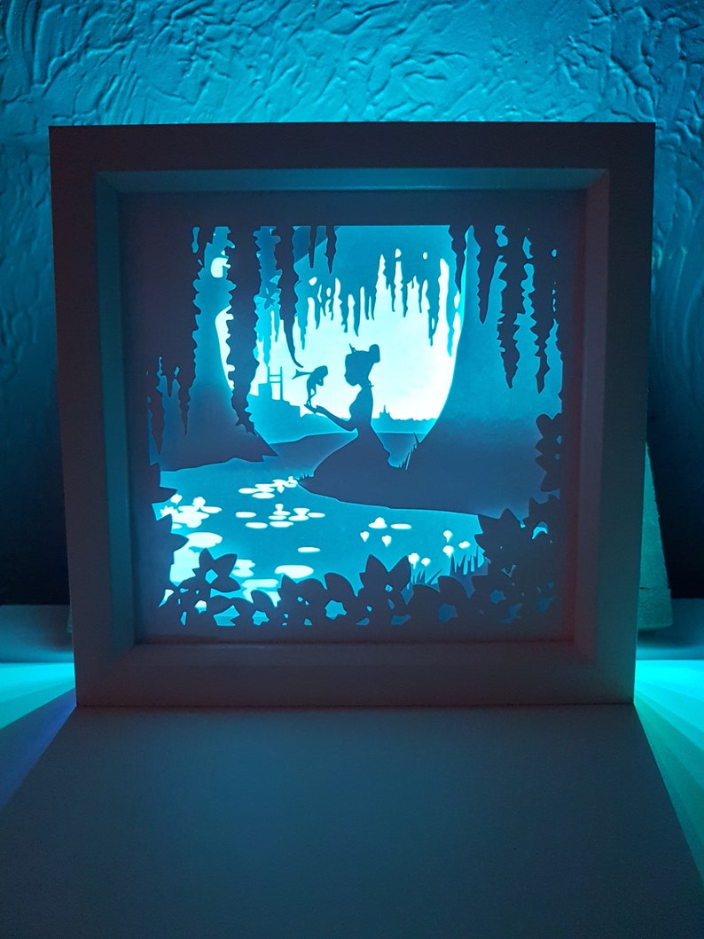 Princess Inspired Shadow Box SVG PDF PNG Paper Cutting Instant | Etsy UK