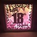 Happy 18th Birthday Shadow Box SVG PDF PNG Paper Cutting Instant ...