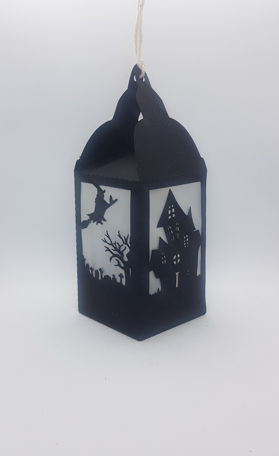 Trick or Treaters Lantern Halloween Haunted Forest Paper Cutting ...