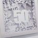 Happy 50th Birthday Shadow Box SVG PDF PNG Paper Cutting Instant ...