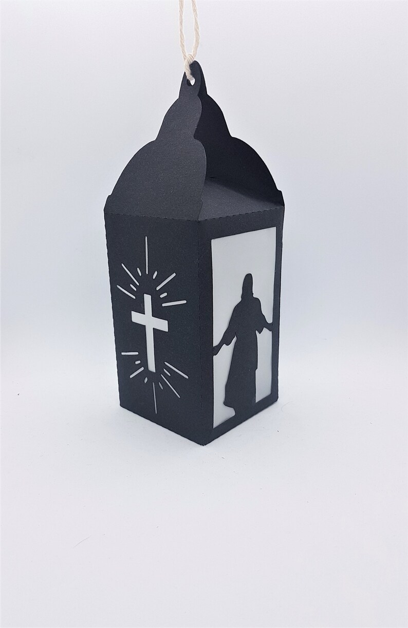 Easter Lantern Paper Cutting Template SVG PNG PDF Instant - Etsy