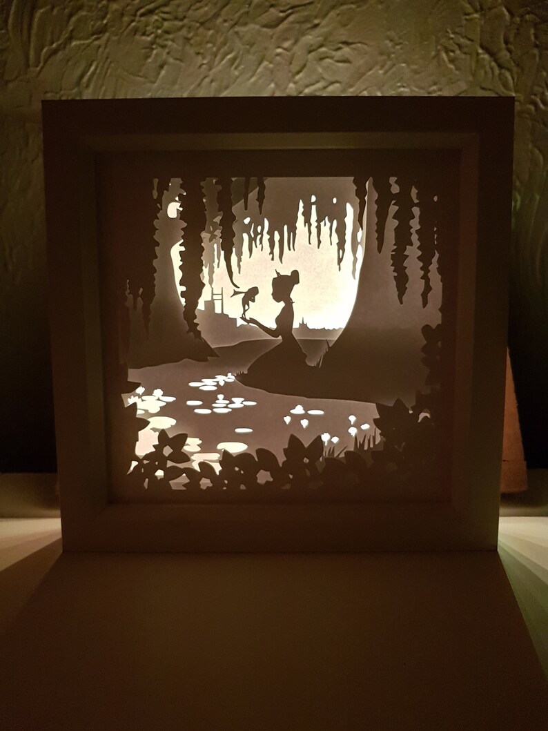 Princess Inspired Shadow Box SVG PDF PNG Paper Cutting Instant | Etsy UK