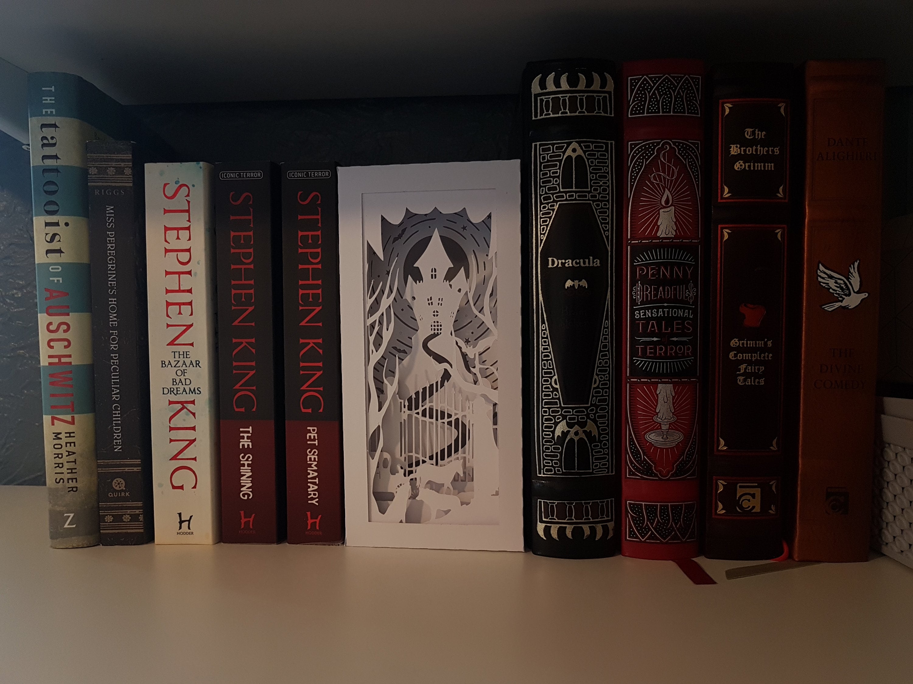 Dracula Frame and Layer Book Nook Shadow Light Box Paper - Etsy UK