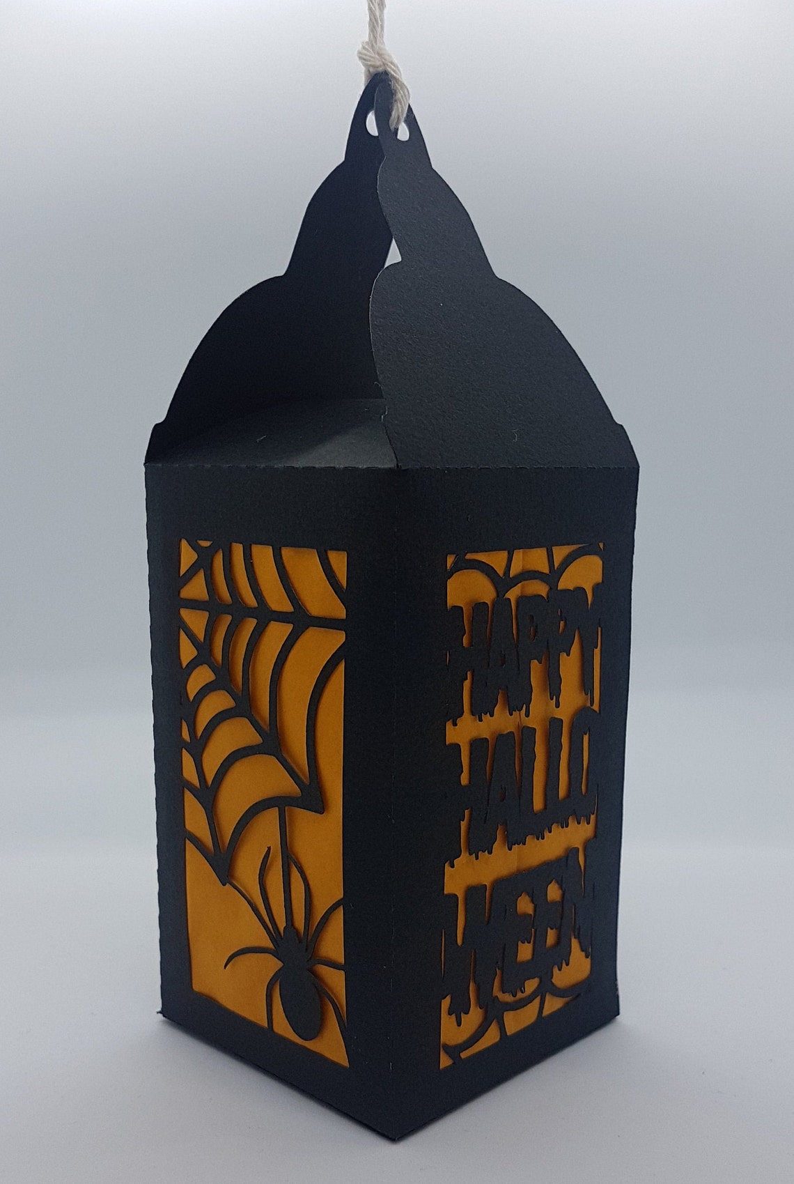 Pumpkin Spider Lantern Halloween Paper Cutting Template SVG PNG PDF ...