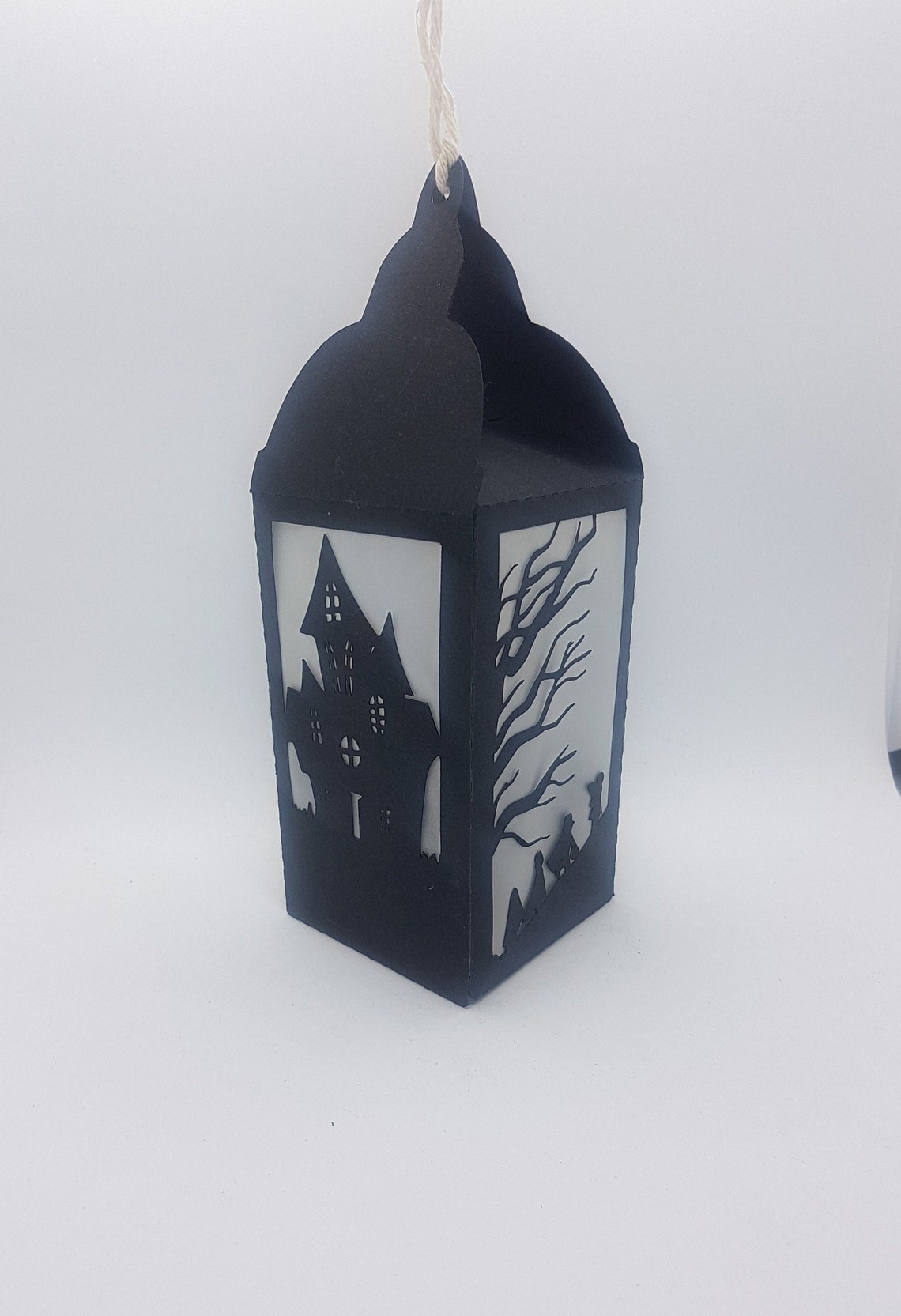 Trick or Treaters Lantern Halloween Haunted Forest Paper Cutting ...