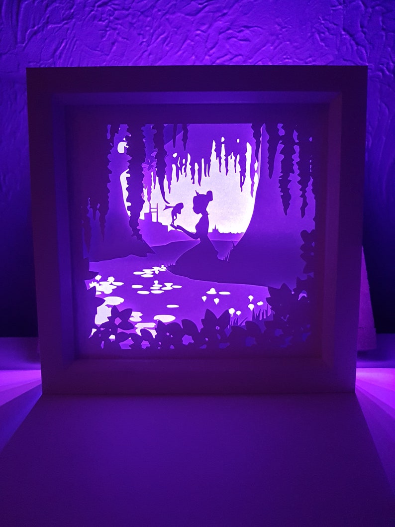 Princess Inspired Shadow Box SVG PDF PNG Paper Cutting Instant - Etsy UK