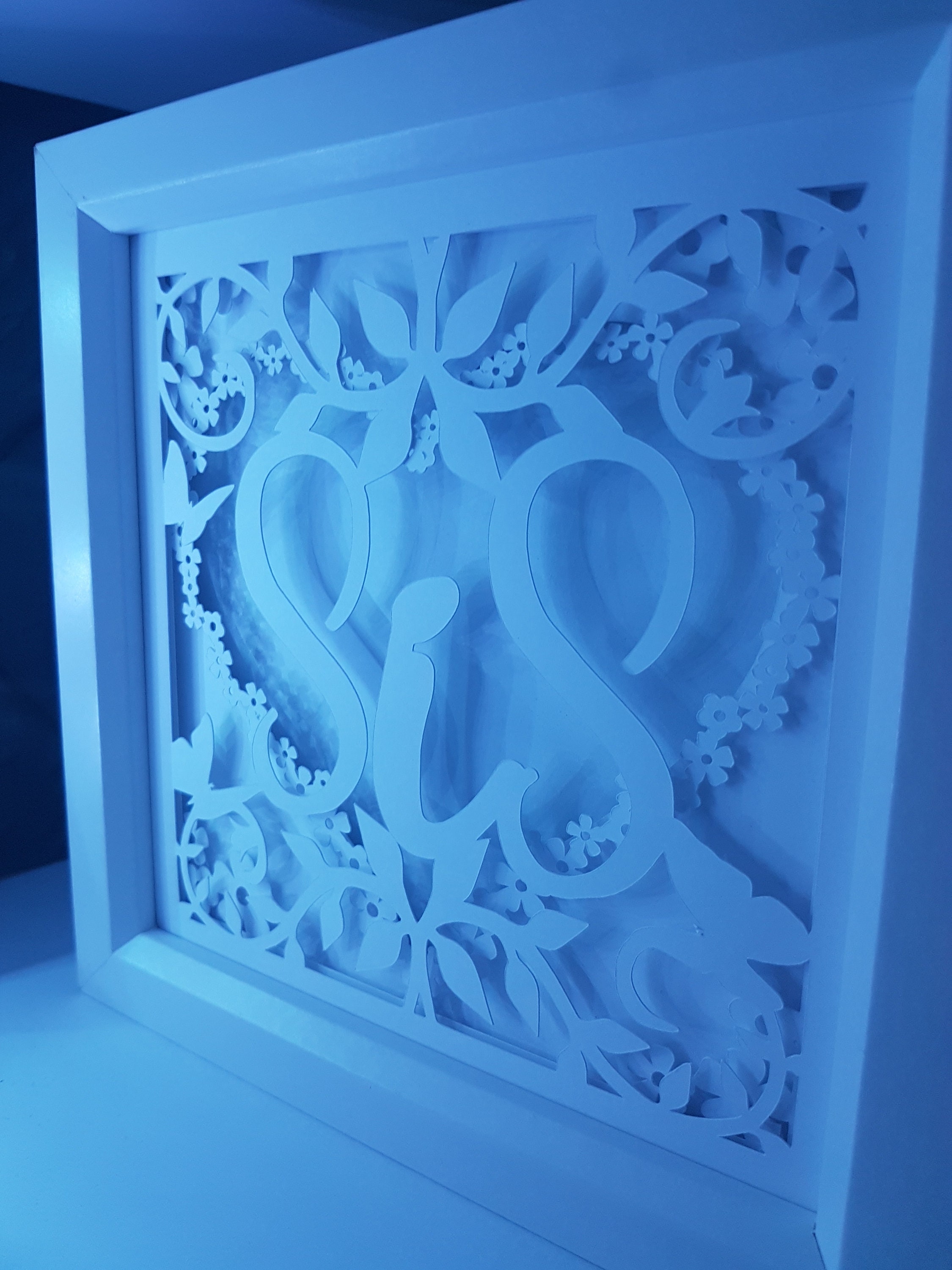 Sister Love Shadow Box SVG PDF PNG Paper Cutting Instant - Etsy