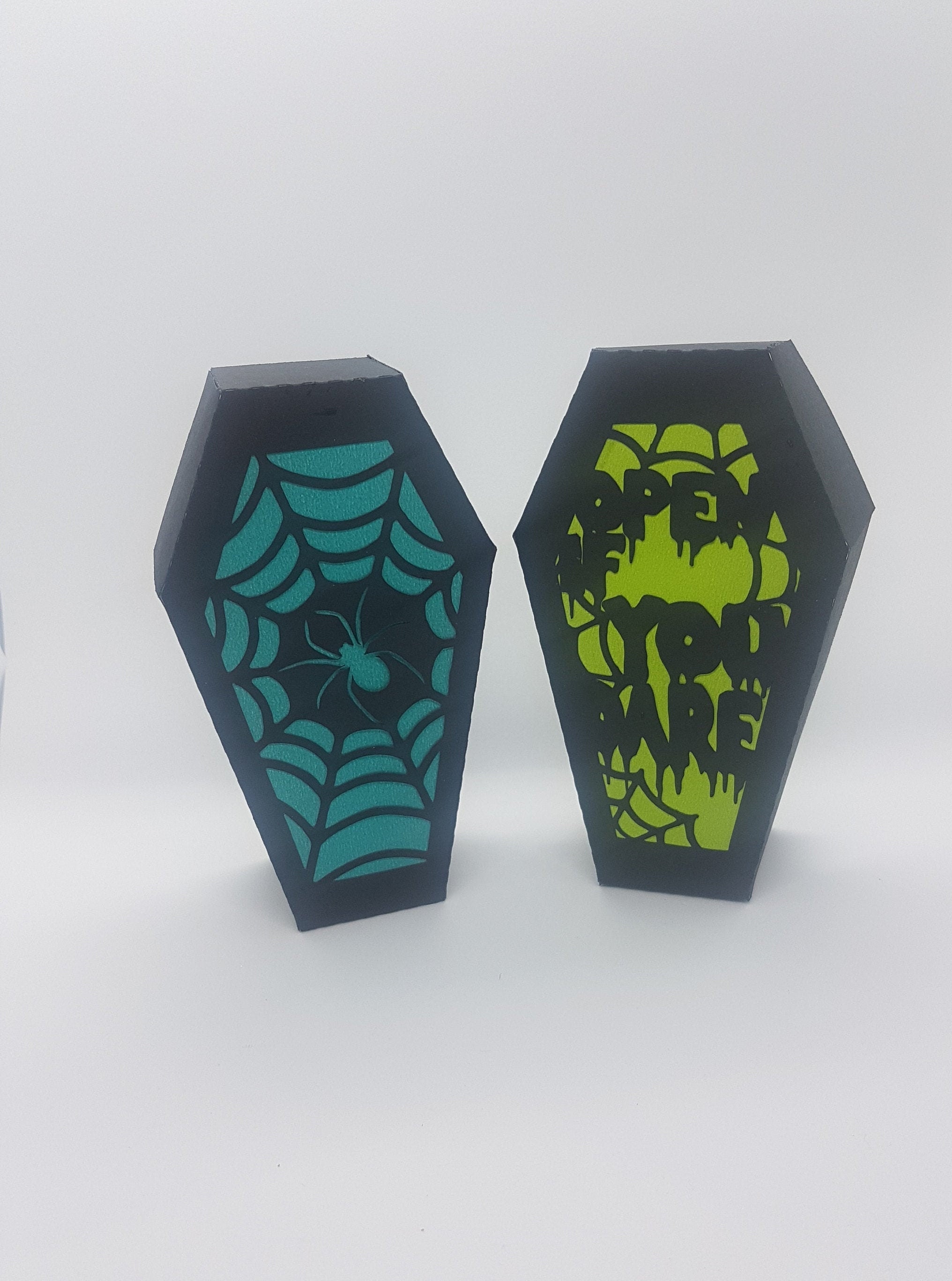 Halloween Treat Boxes #2 Coffin Paper Cutting Template SVG PNG PDF ...