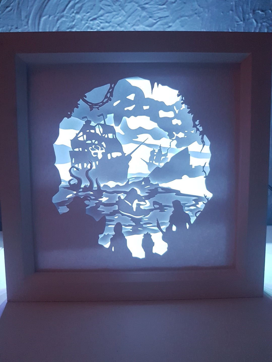 Pirates Shadow Box SVG PDF PNG Paper Cutting Instant Download Template ...