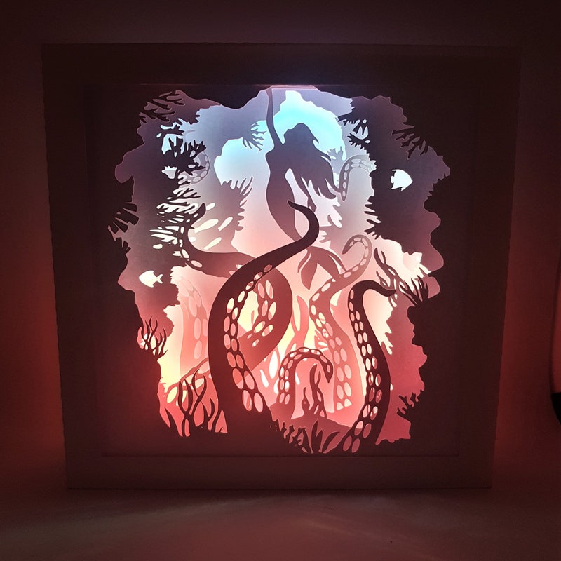 Mermaid and Octopus Svg - Etsy UK