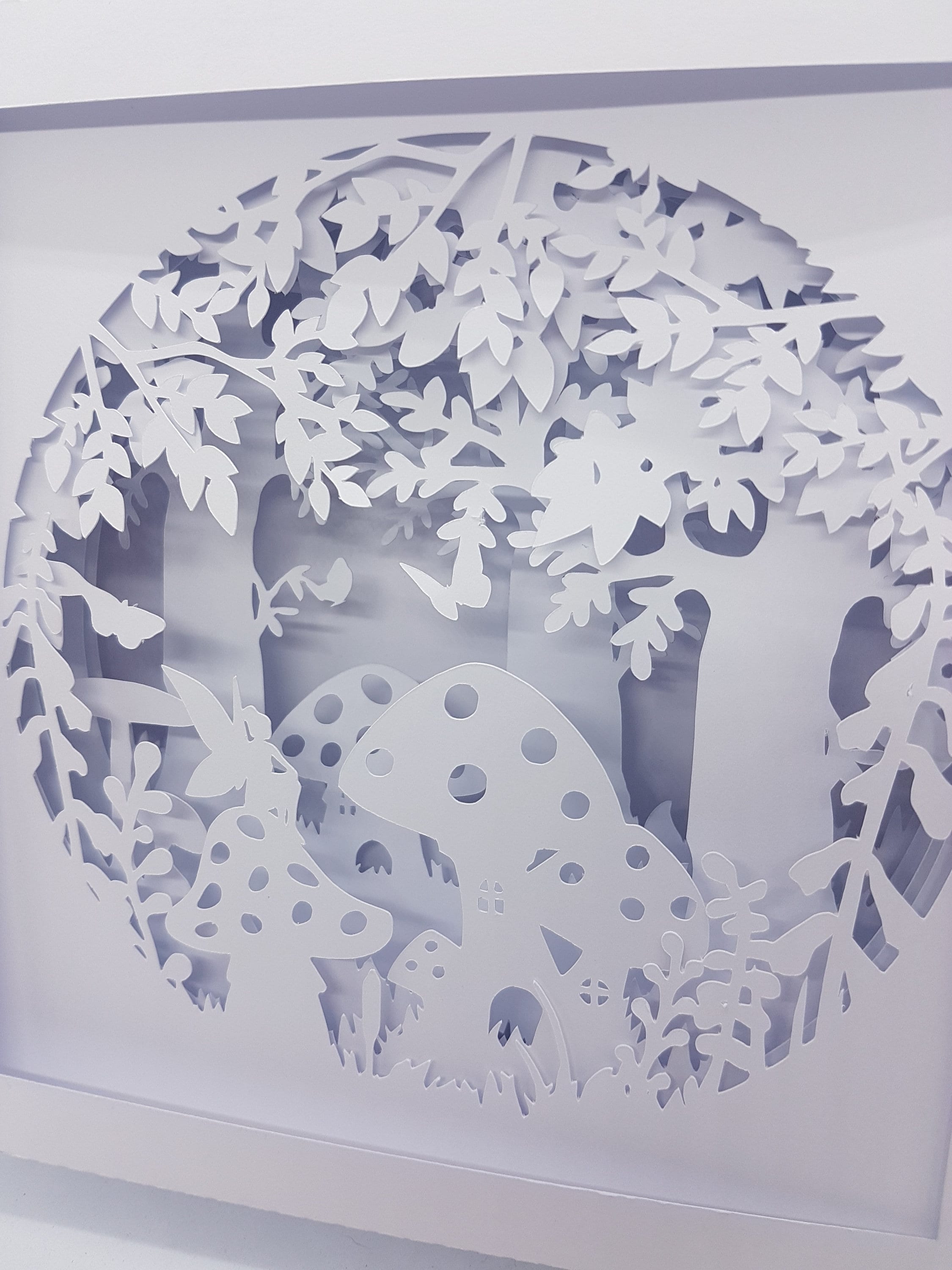 Fairy Forest Shadow Box SVG PDF PNG Paper Cutting Instant - Etsy Australia