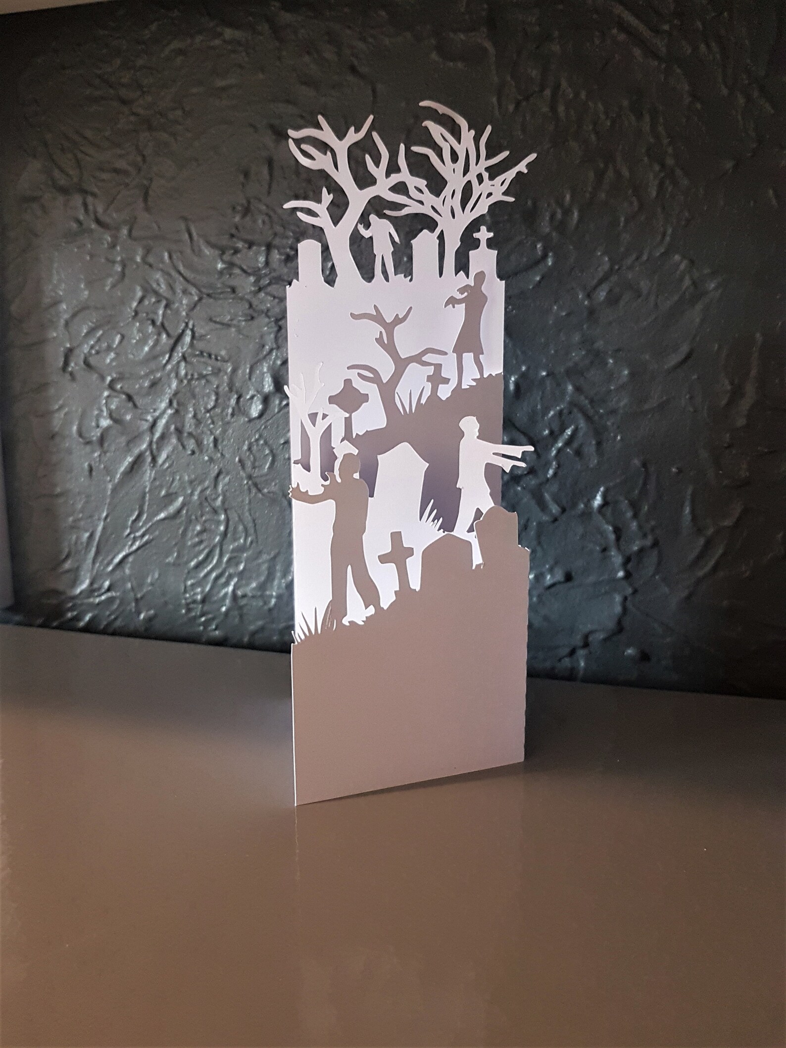 Zombie Fold Card Envelope Pumpkin Haunted Spooky SVG PDF PNG Paper ...