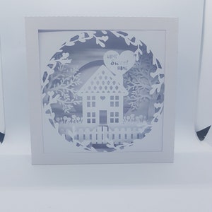 Home Sweet Home Shadow Box SVG PDF PNG Paper Cutting Instant Download ...