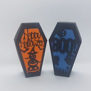 Halloween Treat Boxes 1 Coffin Paper Cutting Template SVG PNG PDF ...