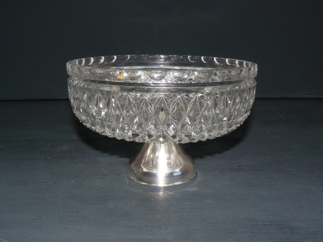 Vintage Crystal Glass Bowl *BMF* Dessert Bowl Confectionery Bowl 50s - Etsy