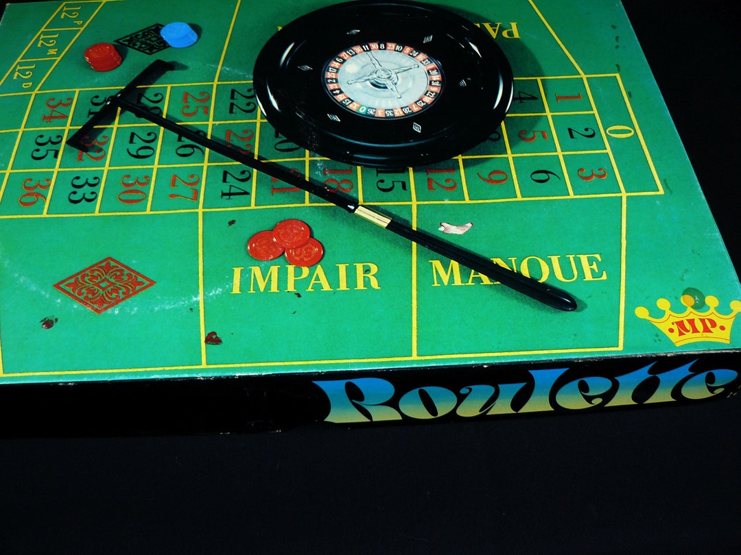 Vintage Roulette Game *MP* Home Roulette 70s Game - Etsy