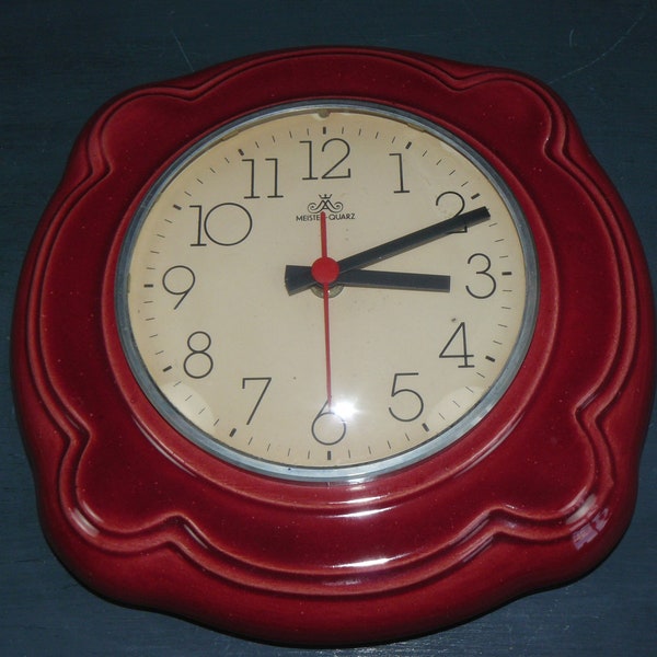 Ceramic Clock - Etsy