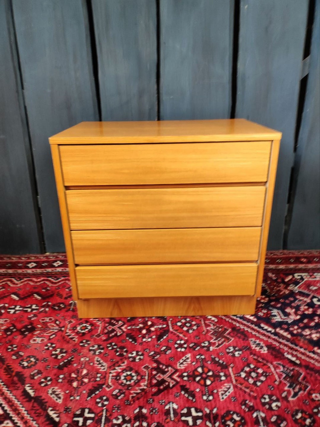 Midcentury Sideboard 70s Chest of Drawers Bedside Table - Etsy
