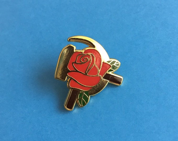 Democratic Socialist Party Hard Enamel Pin - Etsy