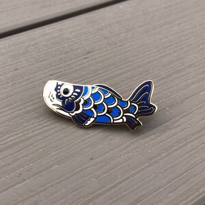 Koinobori Japanese Koi Fish Hard Enamel Pin - Etsy