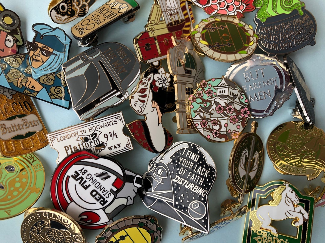 Random Enamel Pins - Blind Bag Sets (A Grade) - Etsy