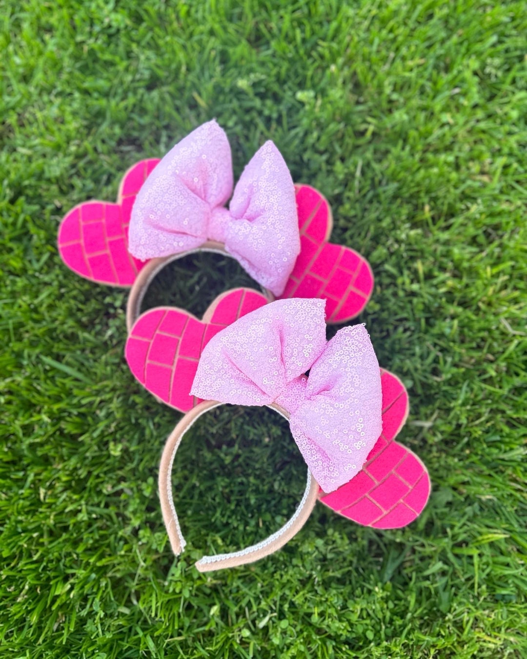 Pink Heart Concha Ears - Etsy