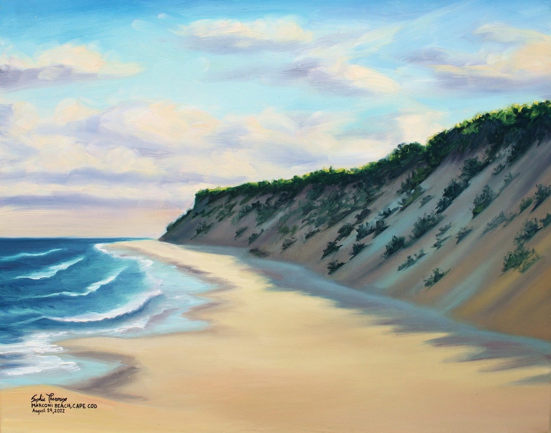 A View of Marconi Beach, Cape Cod Fine Art Print on Paper - Etsy