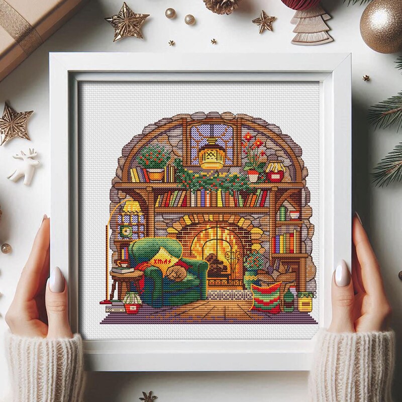 Temperature Tree Cross Stitch - Etsy