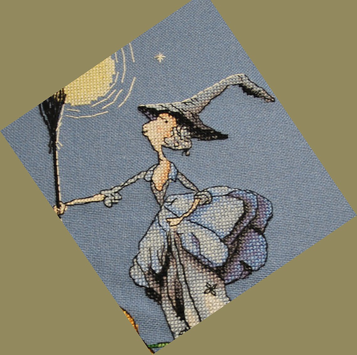 Witches Cross Stitch Pattern Pdf Fall Pumpkin Halloween - Etsy