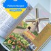 Holland Windmill Bookmark Cross Stitch Pattern: Floral Landscape (PDF ...