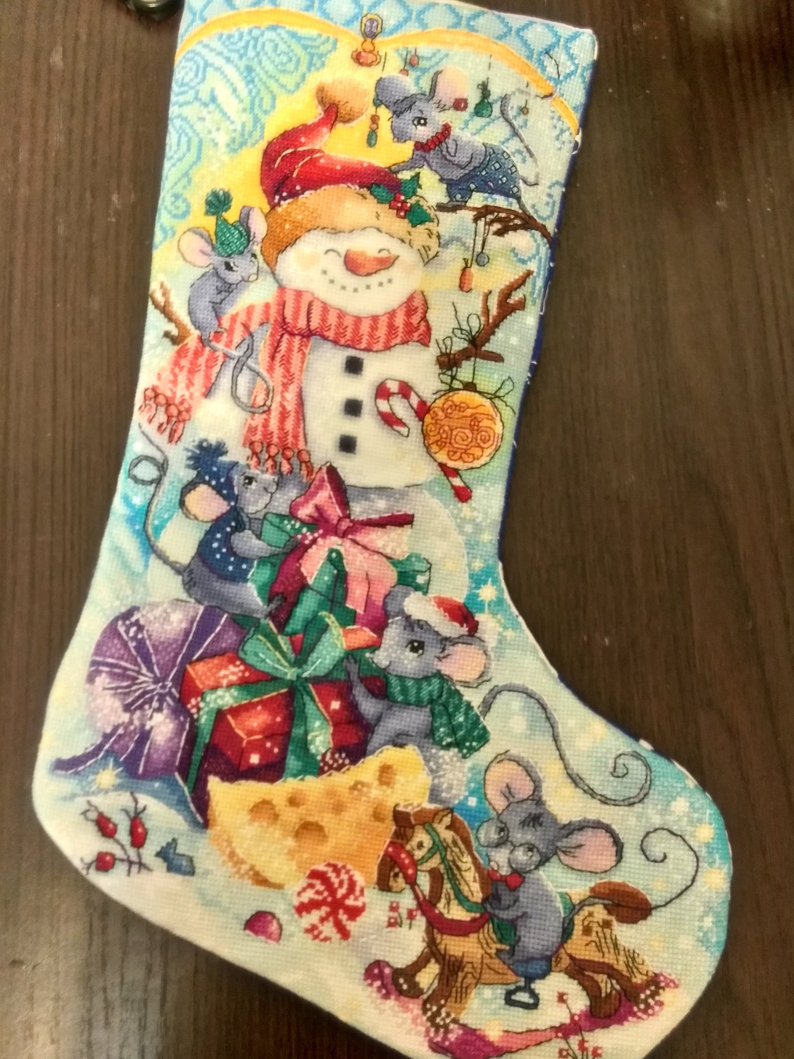 Christmas Stocking Cross Stitch Pattern Pdf Winter Decoration - Etsy