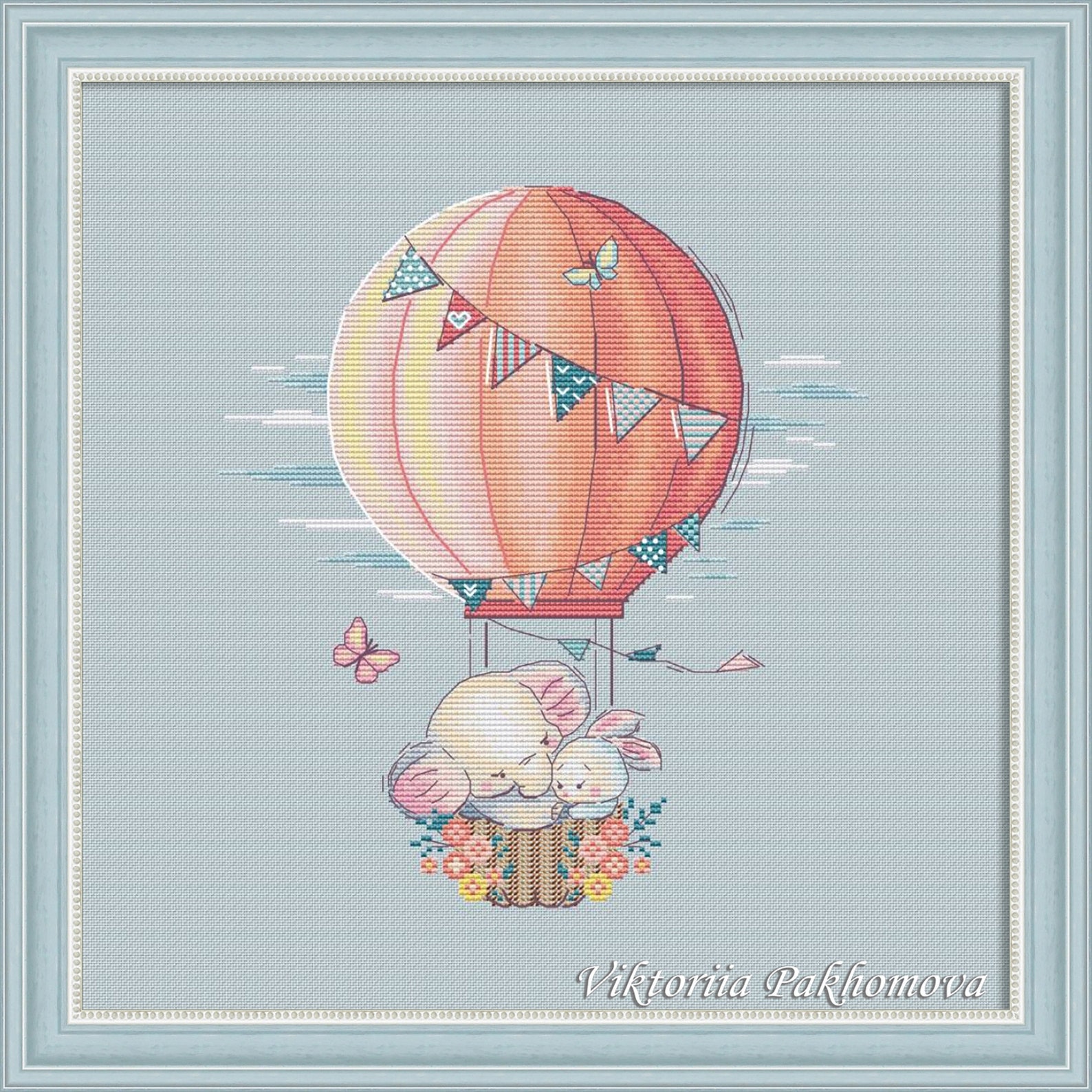 Set of 4 Nursery Cross Stitch Pattern Pdf Newborn Girl Boy - Etsy