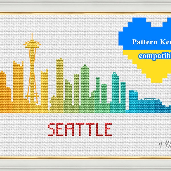 Seattle City Skyline - Etsy
