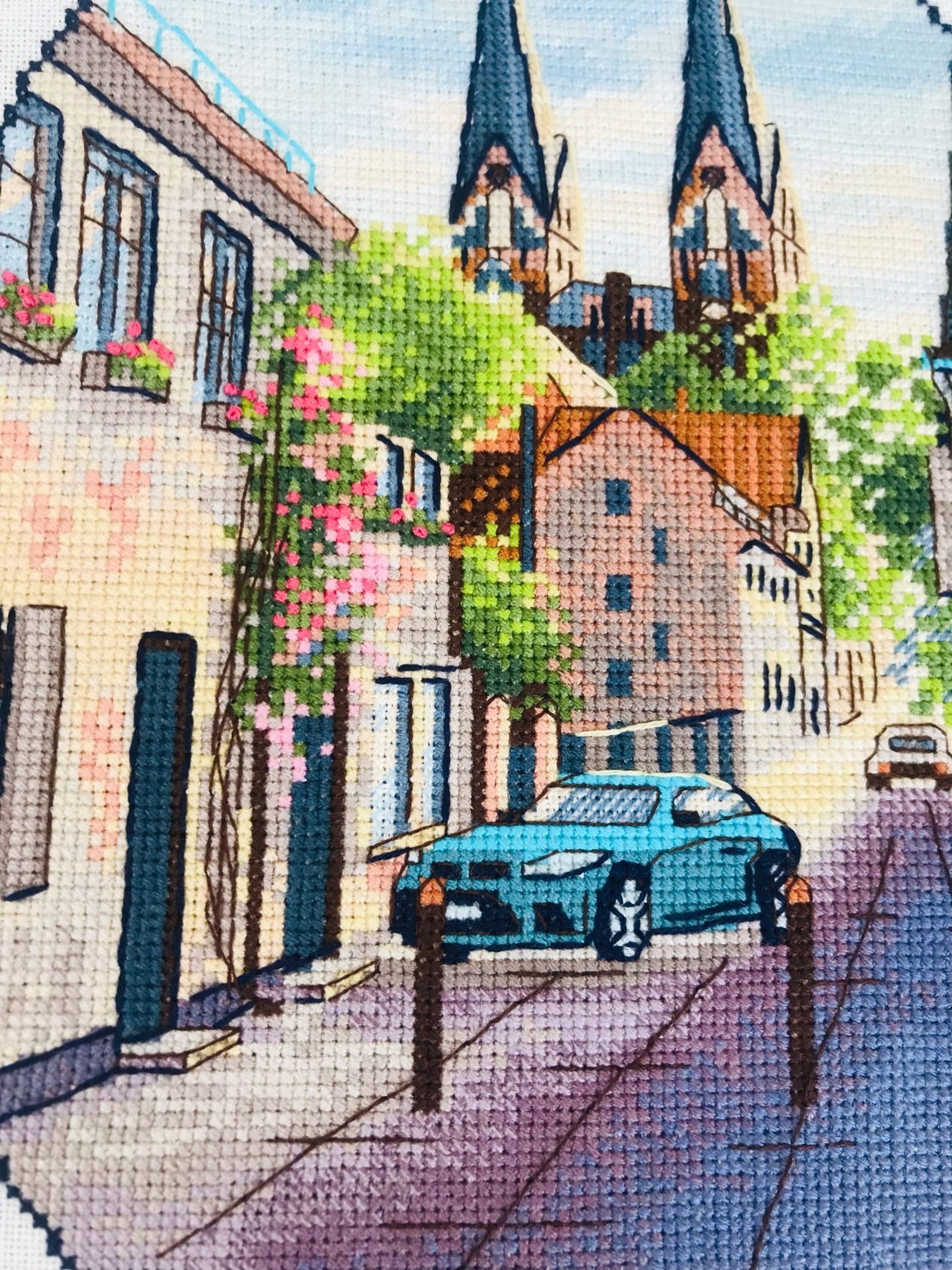 Germany Cross Stitch Pattern Pdf Gothic Cathedral Hand | Etsy